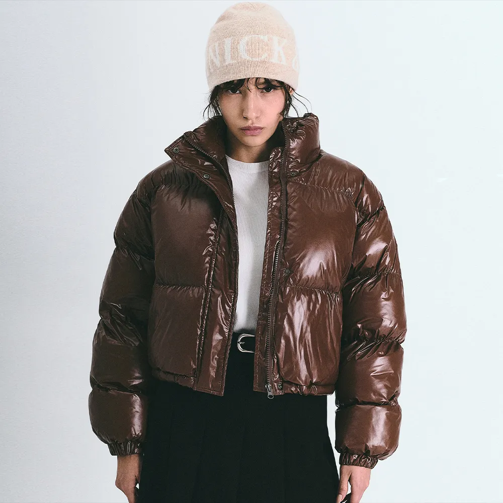 SENSE CROP PUFFER PADDING_CLASSIC BROWN - 감도 깊은 취향 셀렉트샵 29CM