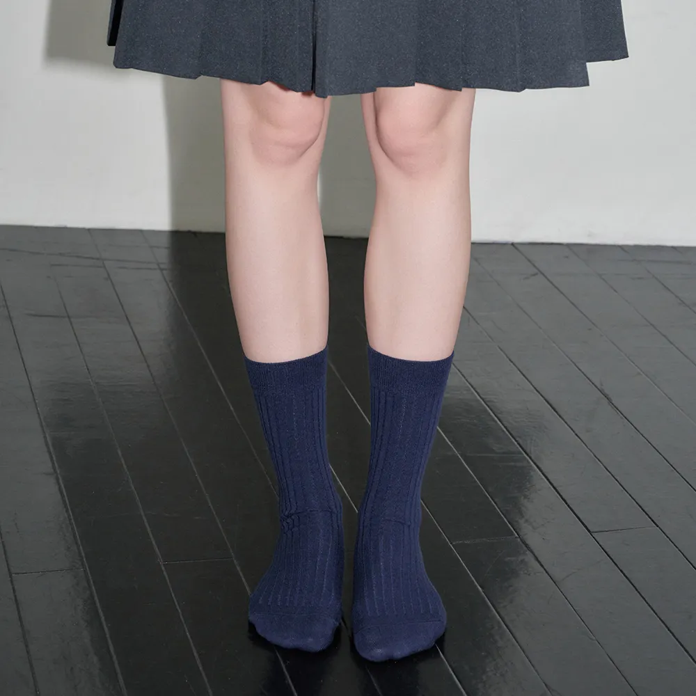 Essential Rib Socks NAVY - 감도 깊은 취향 셀렉트샵 29CM
