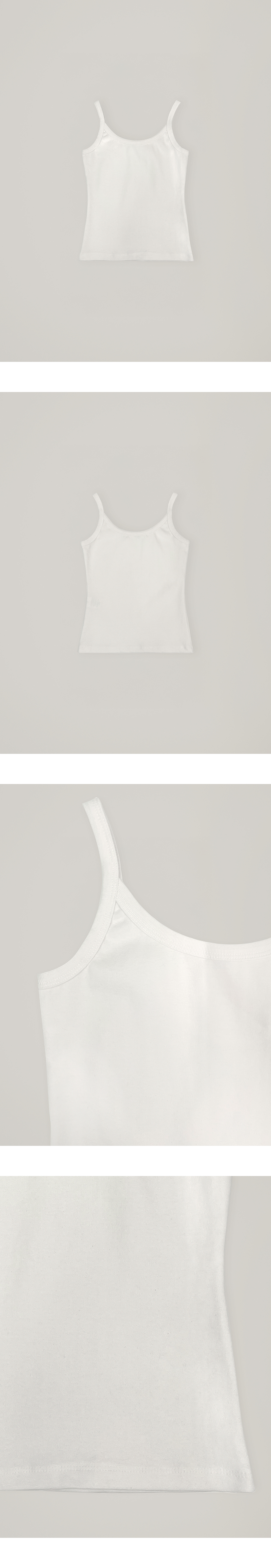 Basic sleeveless top - White - 감도 깊은 취향 셀렉트샵 29CM