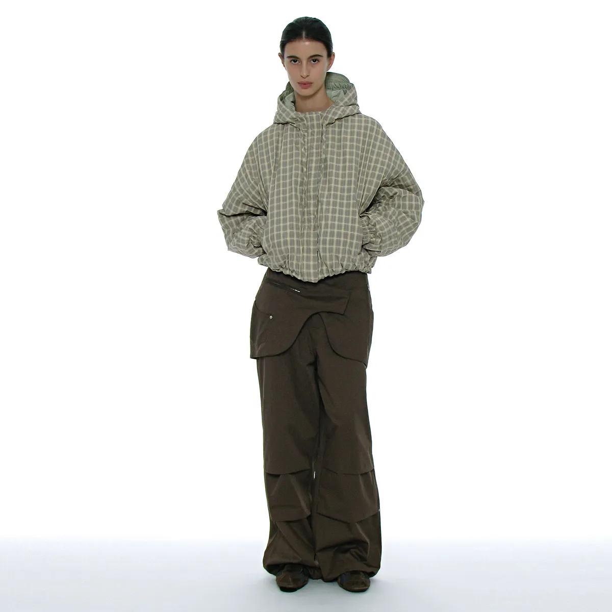 REVERSIBLE HOODED WINDBREAKER_MINT GREY - 감도 깊은 취향 셀렉트샵 29CM