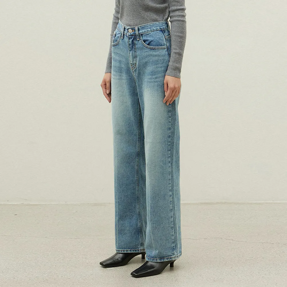 LEO LINED WASHING DENIM_MEDIUM BLUE - 감도 깊은 취향 셀렉트샵 29CM