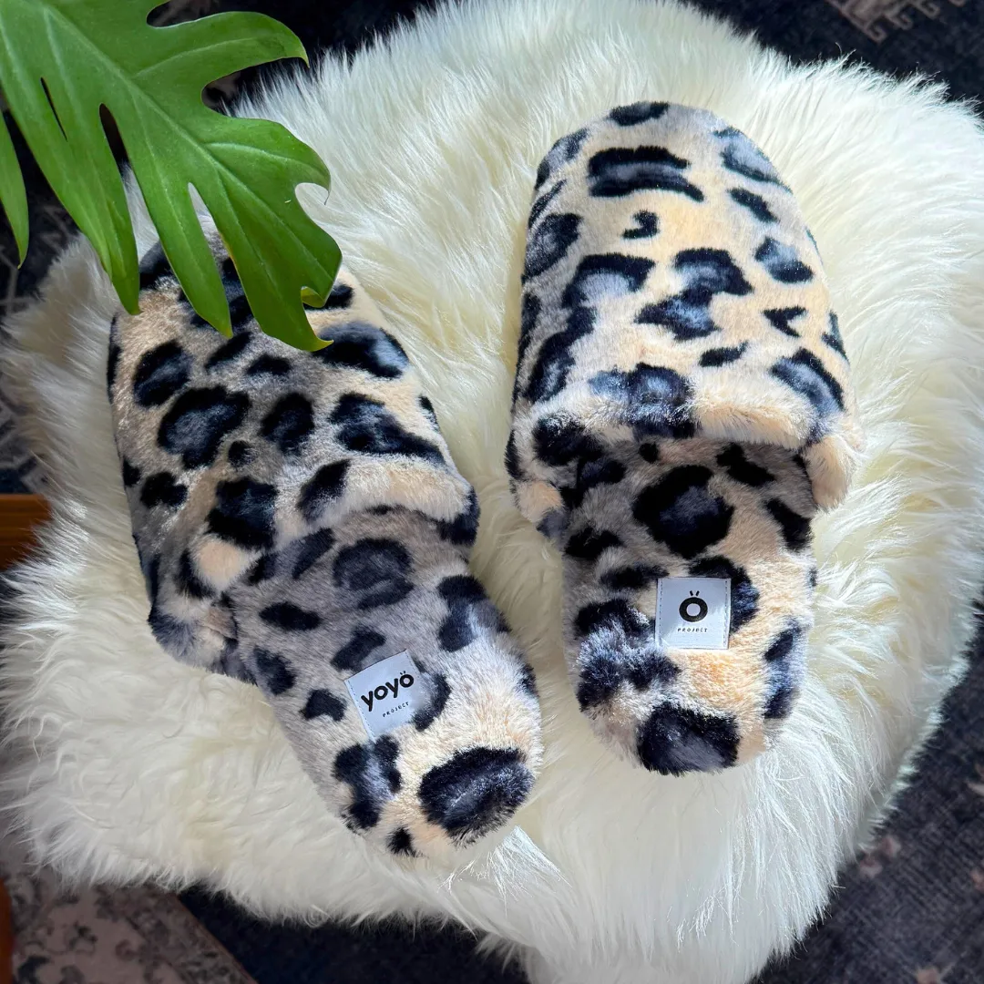 LEOPARD ROOM SHOES (GREY) - 감도 깊은 취향 셀렉트샵 29CM