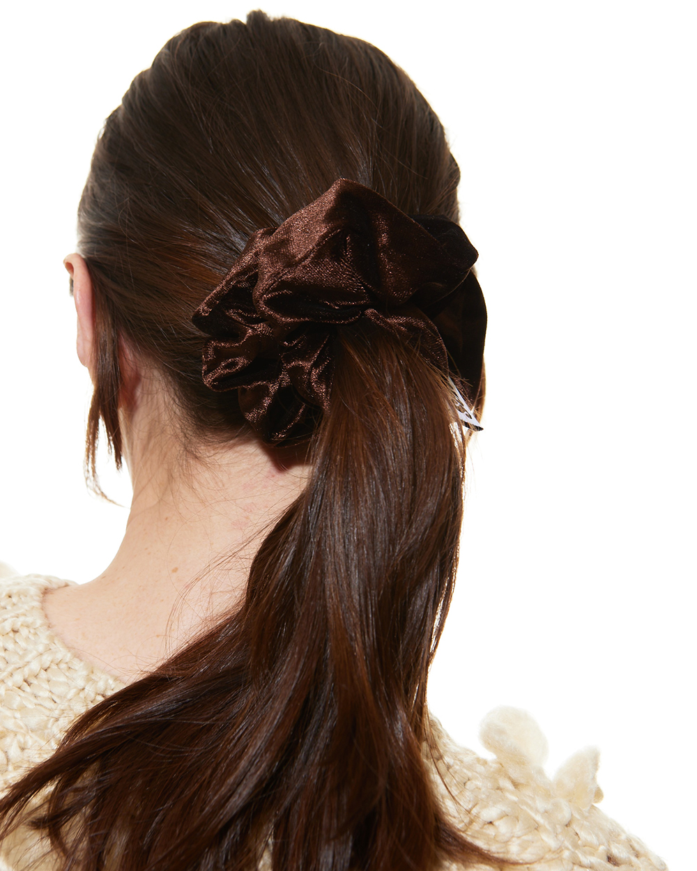 Velvet Big Scrunchie (Brown) - 감도 깊은 취향 셀렉트샵 29CM