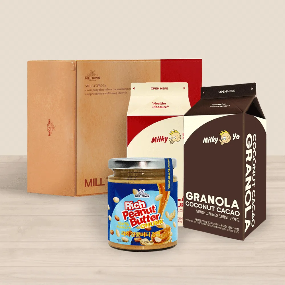 그래놀라 210g(시그니처1+코코넛카카오1) / 리치 땅콩버터 200g (크리미 x 1 + 청크 x 1) 택1 - 감도 깊은 취향 셀렉트샵 29CM