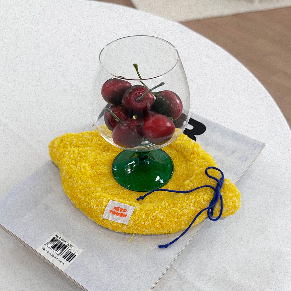 Blue ribbon lemon Tufting coaster - 감도 깊은 취향 셀렉트샵 29CM