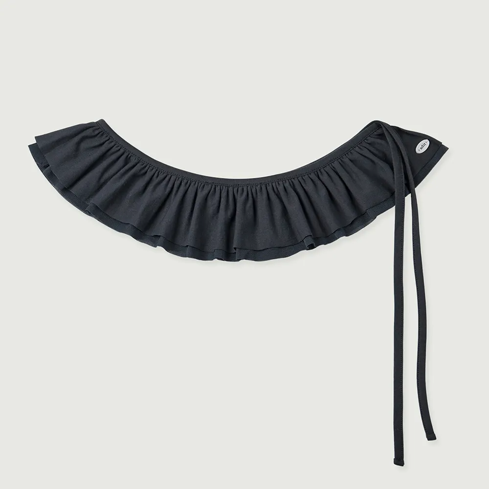 Mesh ruffle belt_dark gray - 감도 깊은 취향 셀렉트샵 29CM