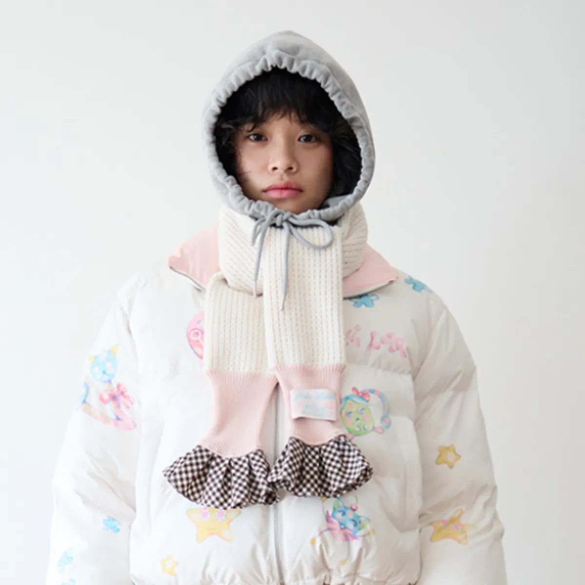 Lima hoodie muffler (Gray) - 감도 깊은 취향 셀렉트샵 29CM