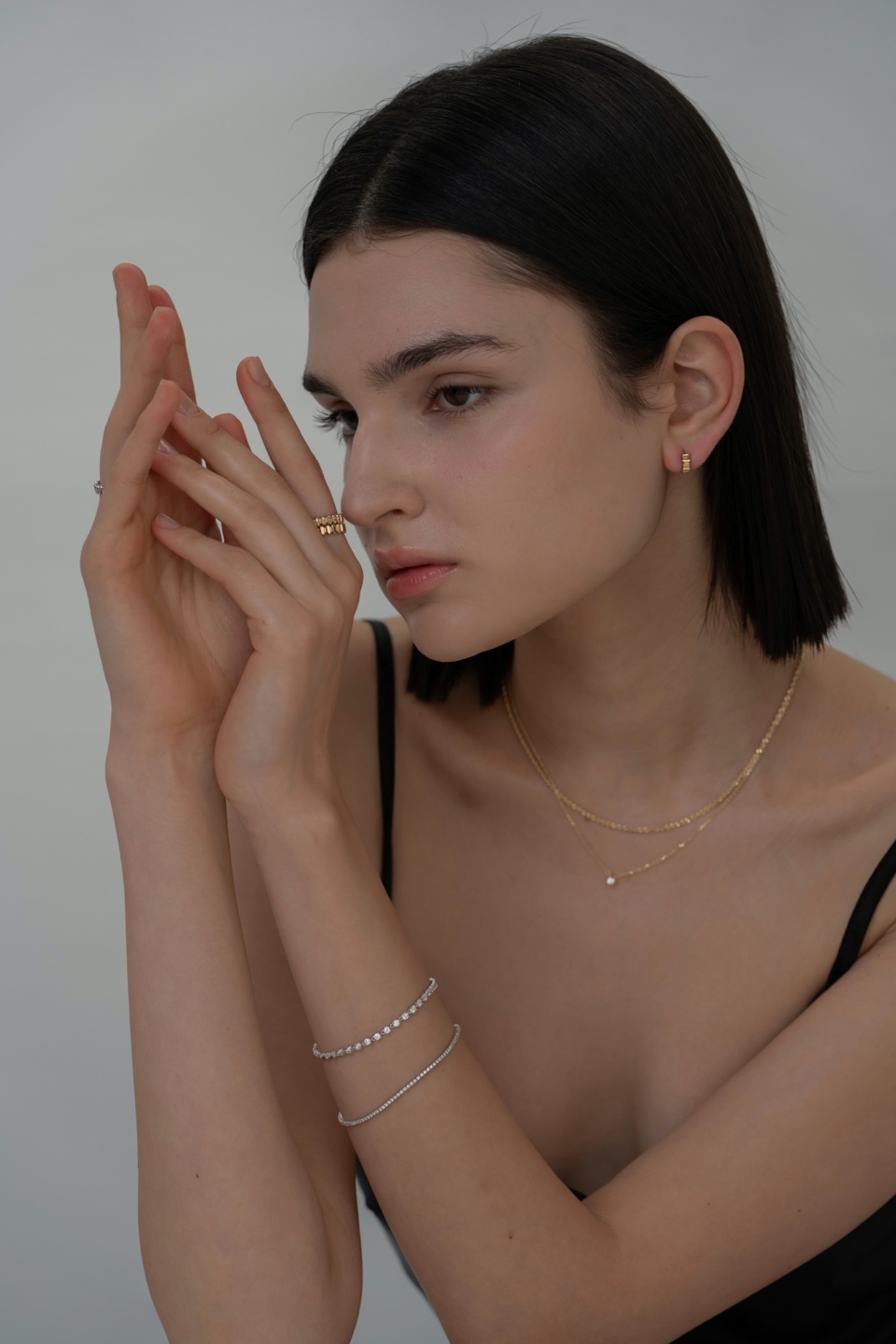 14k Raffine mini earring - 감도 깊은 취향 셀렉트샵 29CM