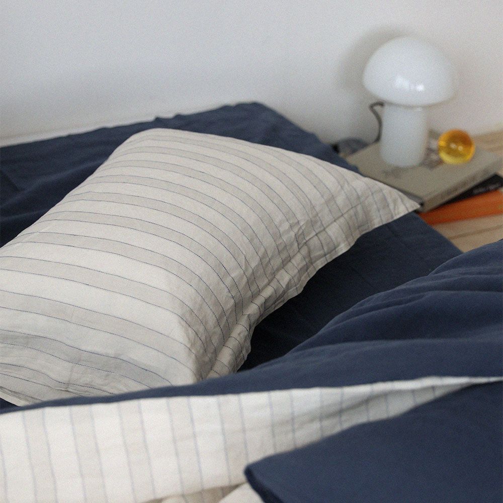 워싱 리넨 베개커버 - 트레일 (프린지) - 1P (50x70) - 감도 깊은 취향 셀렉트샵 29CM