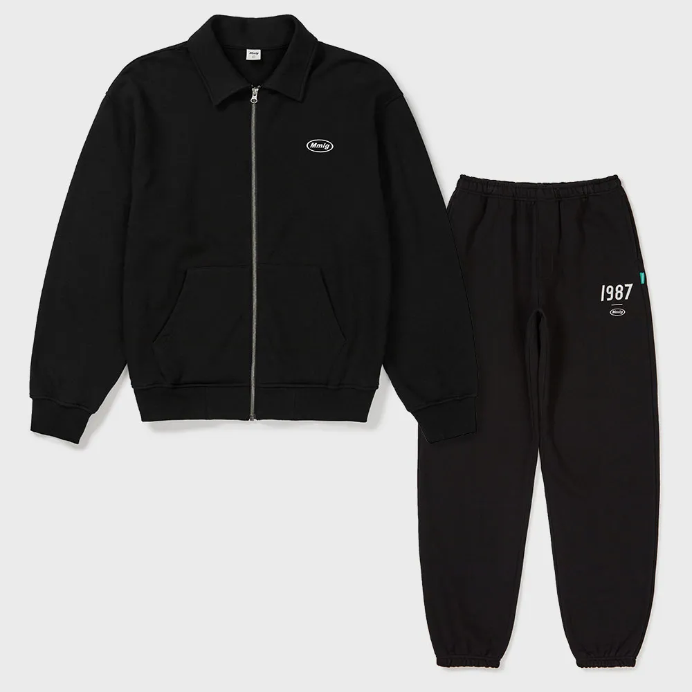 [Mmlg] BASIC SWEAT SET UP (EVERY BLACK) - 감도 깊은 취향 셀렉트샵 29CM
