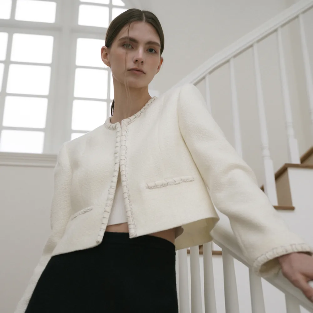 TRIMMING TWEED JK_2COLOR - 감도 깊은 취향 셀렉트샵 29CM