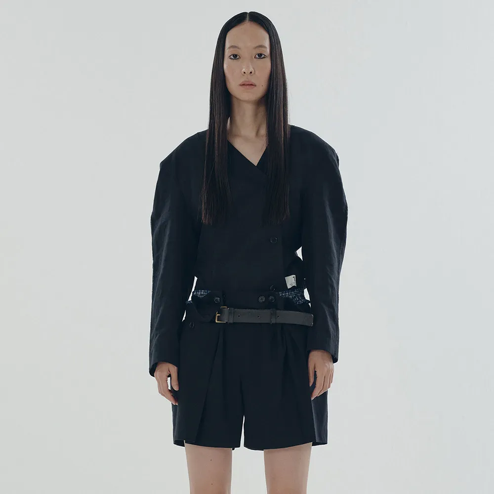 [RECODE 여성] Asymmetry Panel Jacket_RQJAS25500NYX - 감도 깊은 취향 셀렉트샵 29CM