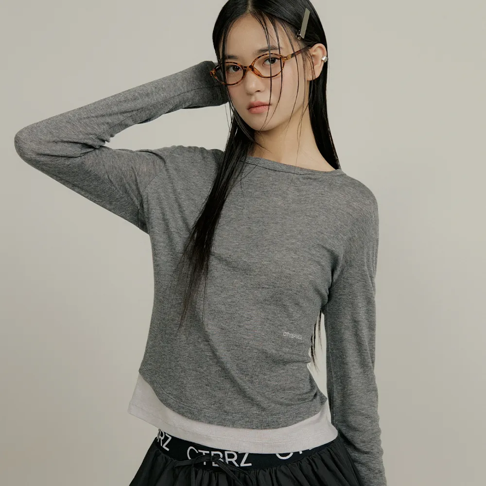 에센셜 울텐셀 레이어드 티셔츠_5COLORS - 감도 깊은 취향 셀렉트샵 29CM