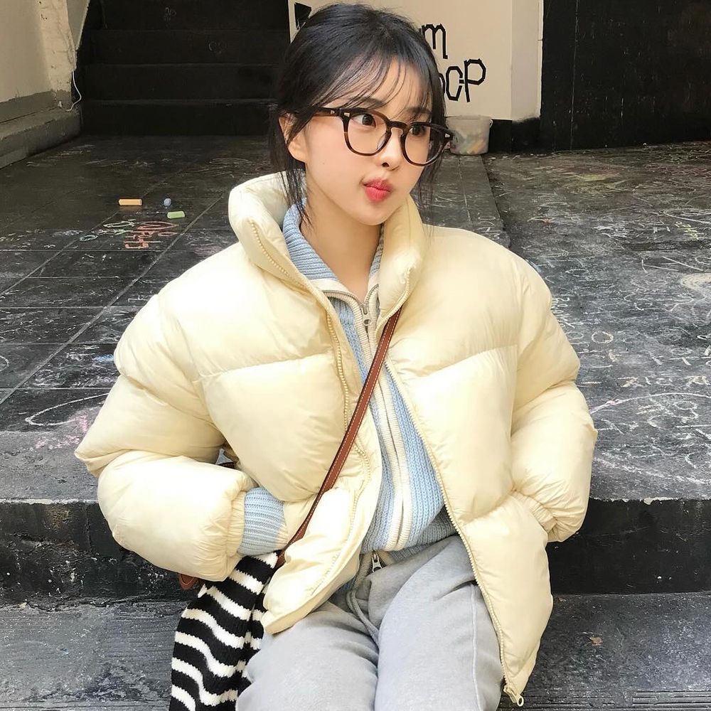 AMES CROP PUFFER PADDING BUTTER - 감도 깊은 취향 셀렉트샵 29CM