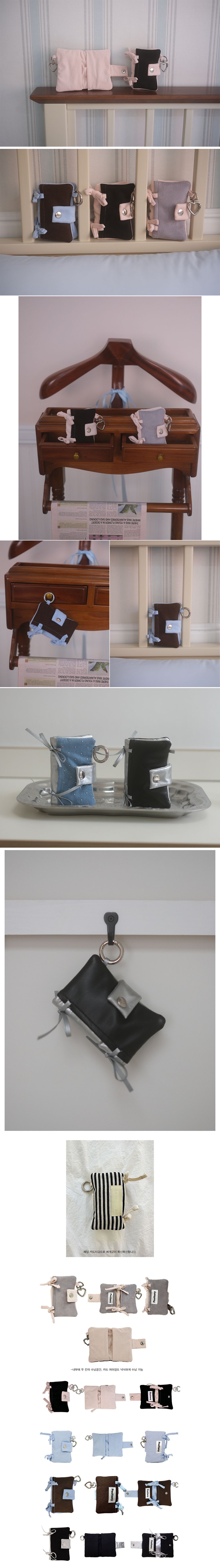 Snug ribbon card wallet (12colors) 키링 카드지갑 - 감도 깊은 취향 셀렉트샵 29CM