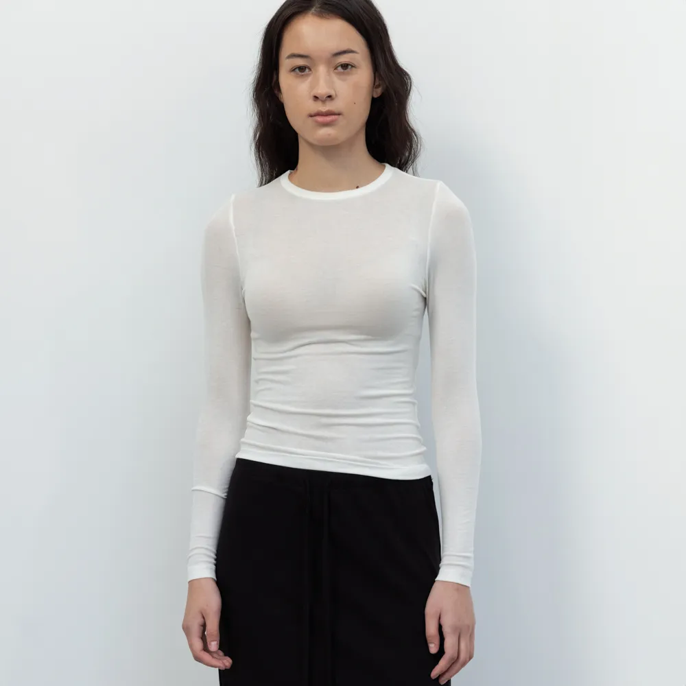 Wool Tencel T-shirt (White) - 감도 깊은 취향 셀렉트샵 29CM