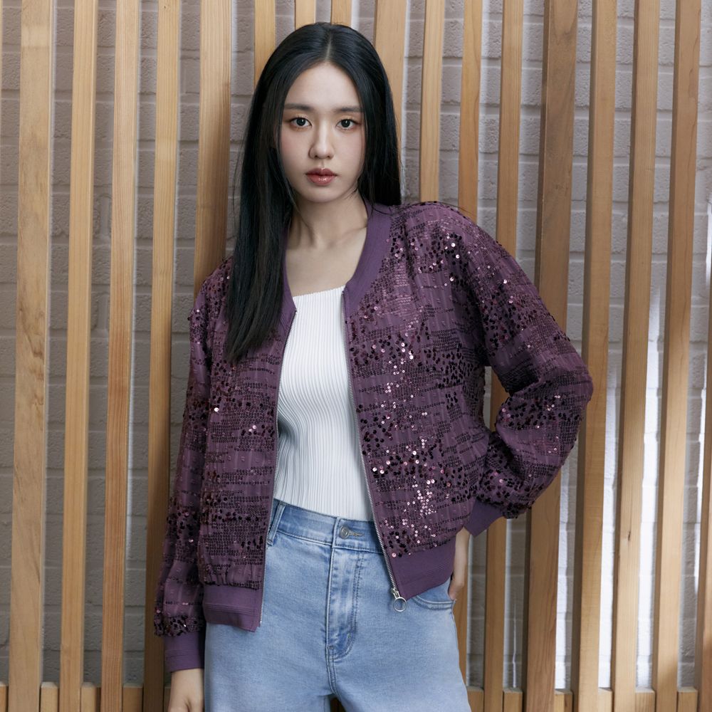 [2/14 예약배송] 25SS 스팽글 봄버 점퍼 - 감도 깊은 취향 셀렉트샵 29CM