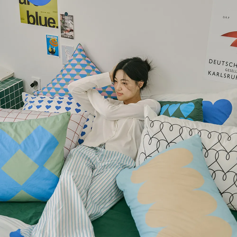 [29CM 단독] [1+1] [BWTZ] 고밀도 알러지케어/순면 패턴 베개커버 50X70 8patterns - 감도 깊은 취향 셀렉트샵 29CM