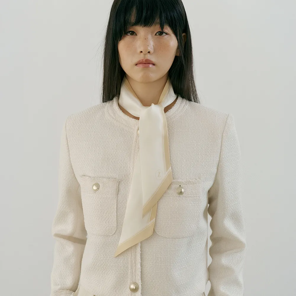 Lucir zu Silk Twillies Scarf (beige) - 감도 깊은 취향 셀렉트샵 29CM