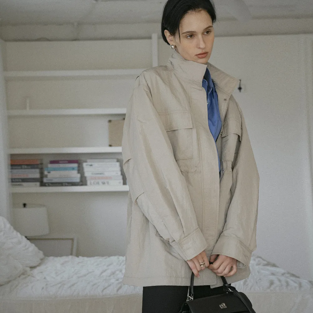 SIOT4142 오버 핏 와샤 필드 자켓_Ash beige - 감도 깊은 취향 셀렉트샵 29CM