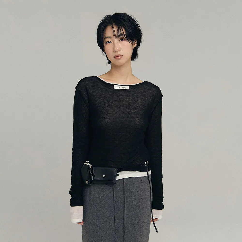 [임데이 PICK][6th REORDER] LAYERED LONG SLEEVE T-SHIRT (2colors) - 감도 깊은 취향 셀렉트샵 29CM