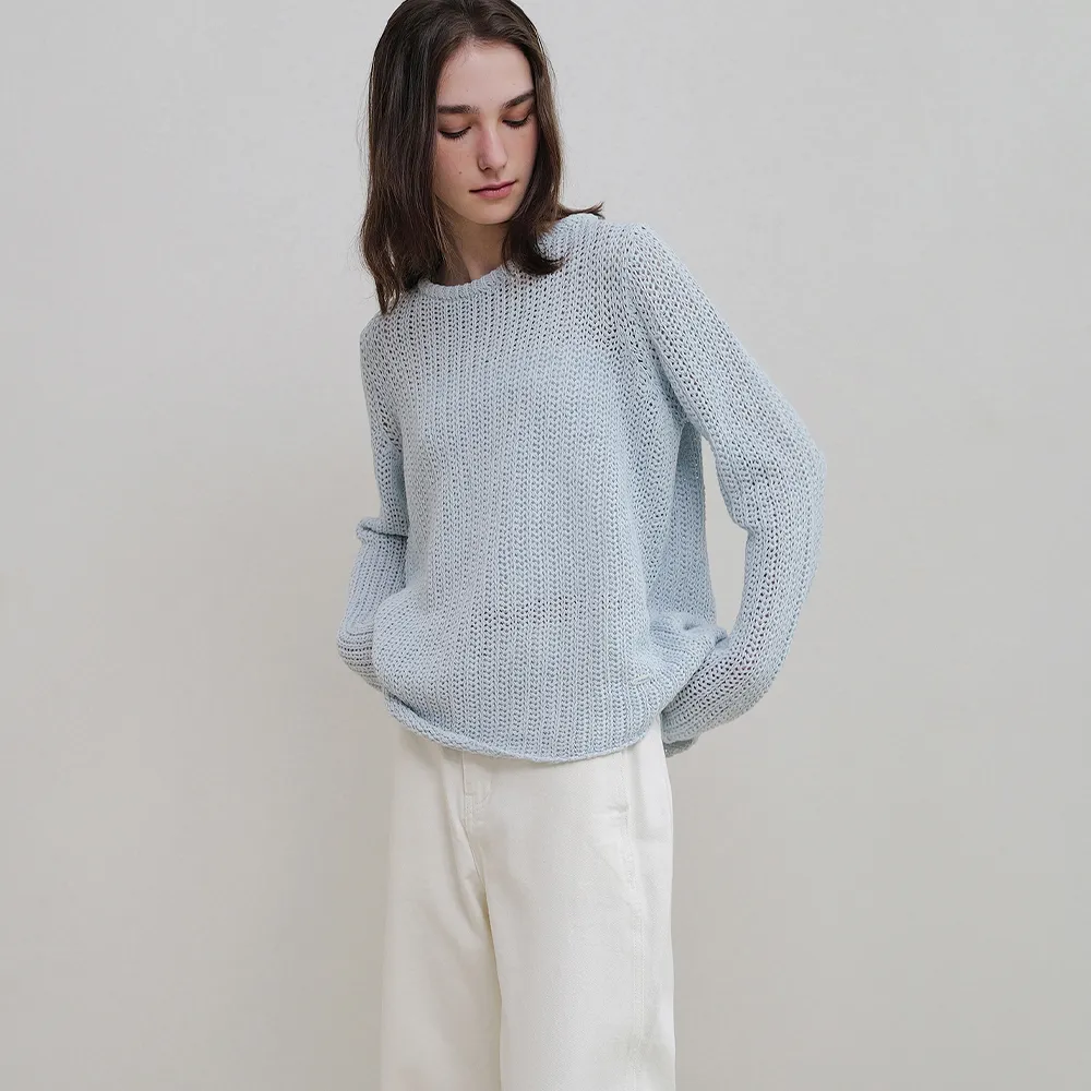 Hay loose knit (sky blue) - 감도 깊은 취향 셀렉트샵 29CM