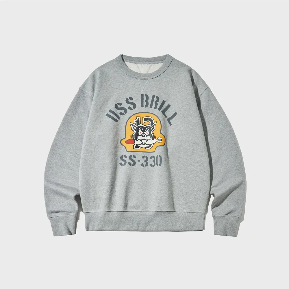 MIL SERIES SWEAT(USS BRILL)_8%MELANGE GRAY - 감도 깊은 취향 셀렉트샵 29CM