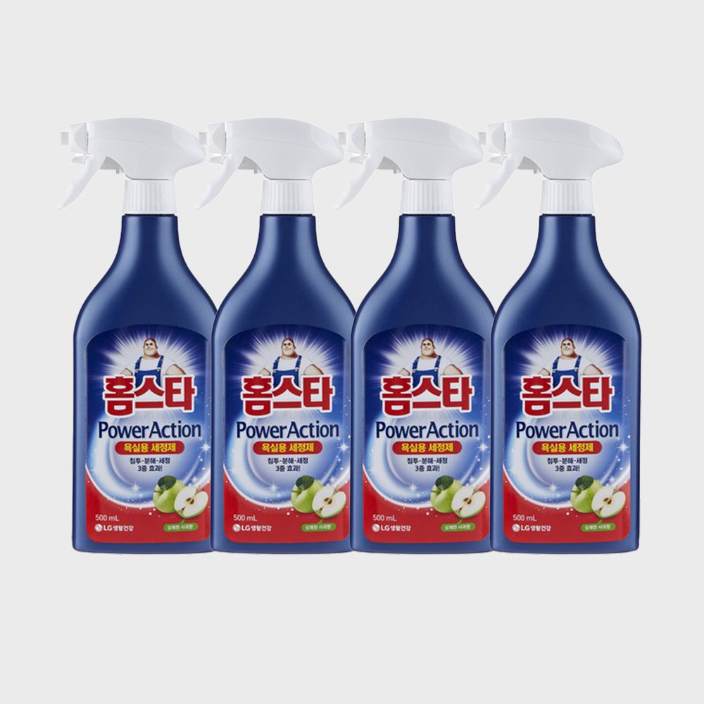 파워액션 욕실용 세정제 500ml X 4개 - 감도 깊은 취향 셀렉트샵 29CM