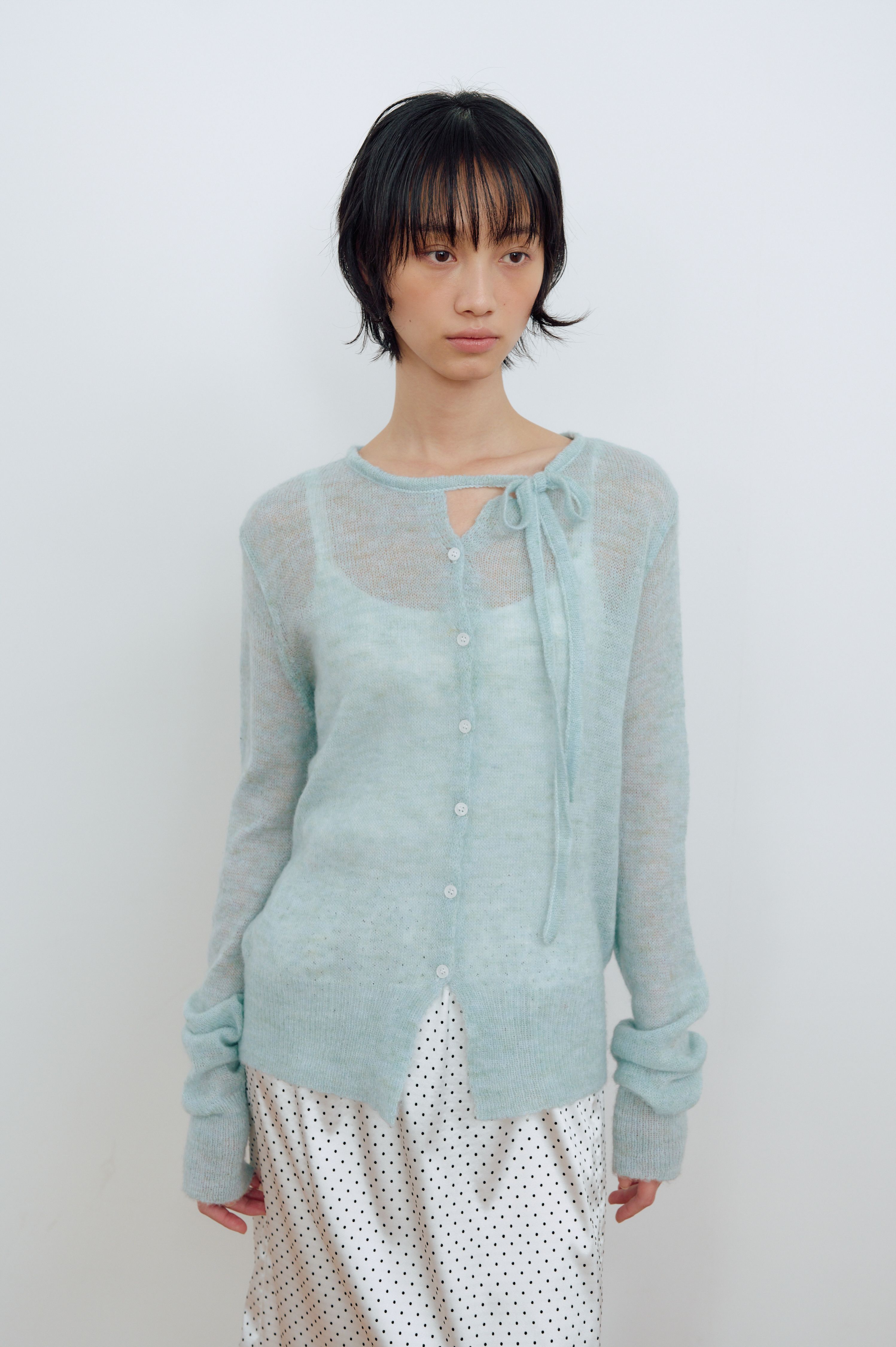 STRING CARDIGAN_MINT - 감도 깊은 취향 셀렉트샵 29CM