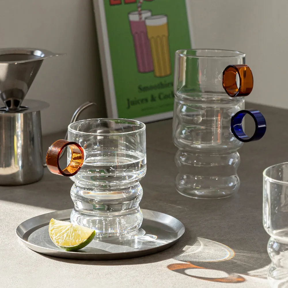 링 핸들 머그컵 유리컵 L 500ML (3color) - 감도 깊은 취향 셀렉트샵 29CM