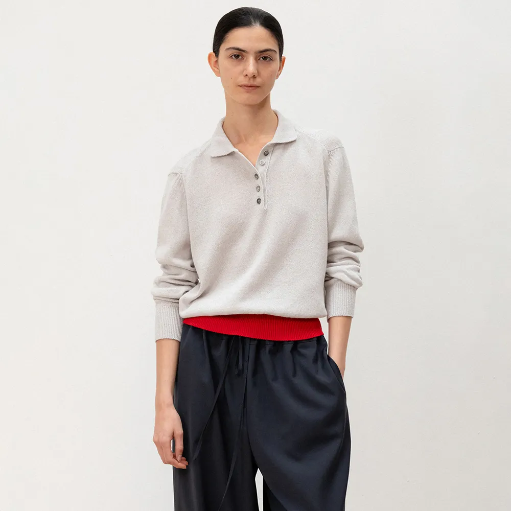 Thierry Collar Knit in Light gray - 감도 깊은 취향 셀렉트샵 29CM