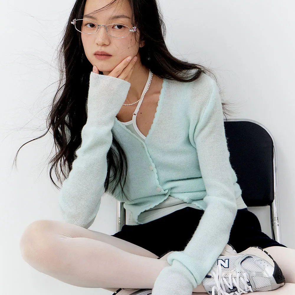 25 Spring_ Mint Baby Alpaca Cardigan - 감도 깊은 취향 셀렉트샵 29CM