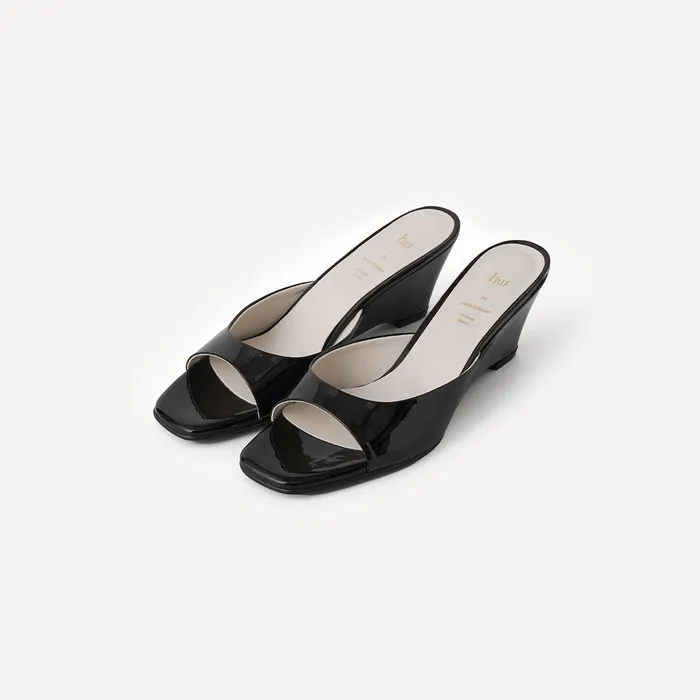 RAKE MULE (BLACK PATENT) - 감도 깊은 취향 셀렉트샵 29CM