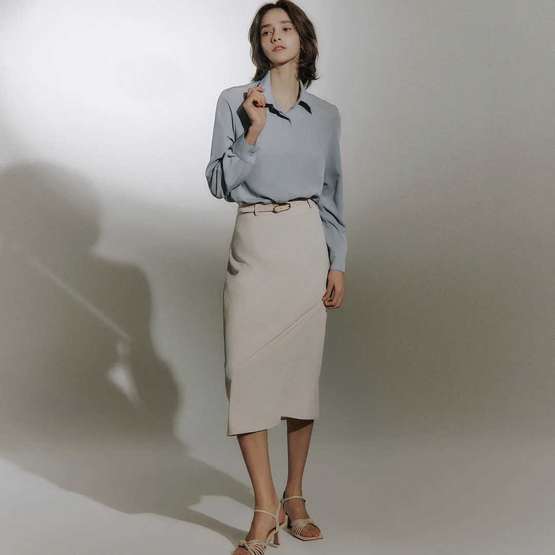 Watery slim midi skirt (2colors) - 감도 깊은 취향 셀렉트샵 29CM