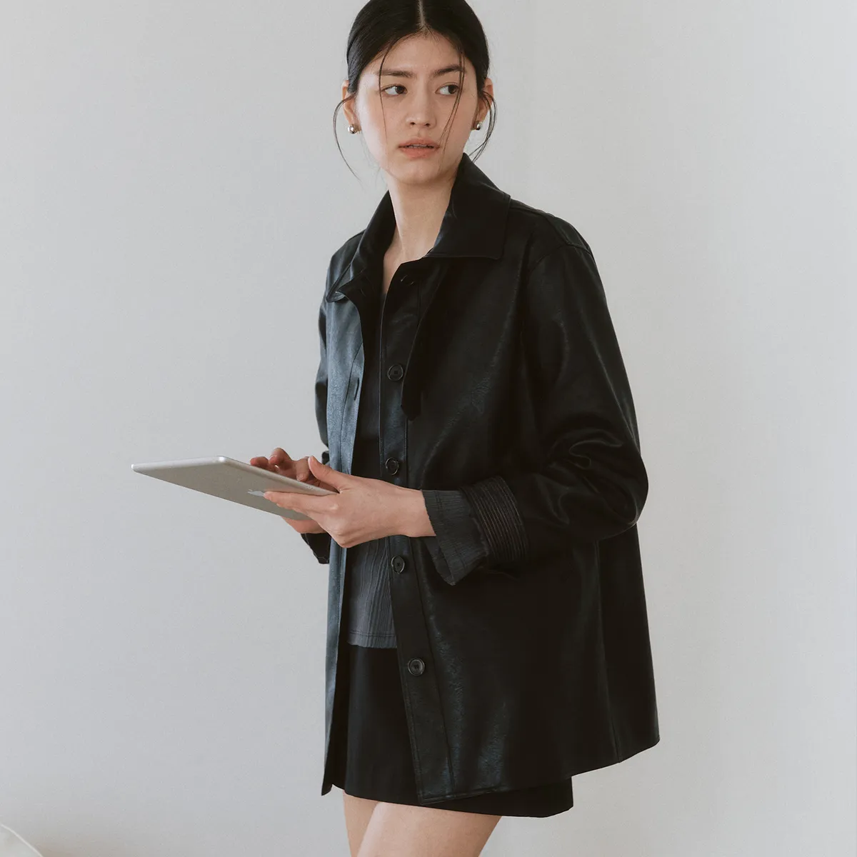 comos 1355 single leather jacket (black) - 감도 깊은 취향 셀렉트샵 29CM