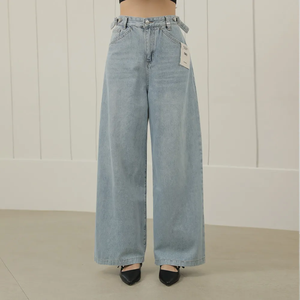 Overall Tab Wide Denim Pants (Blue) - 감도 깊은 취향 셀렉트샵 29CM