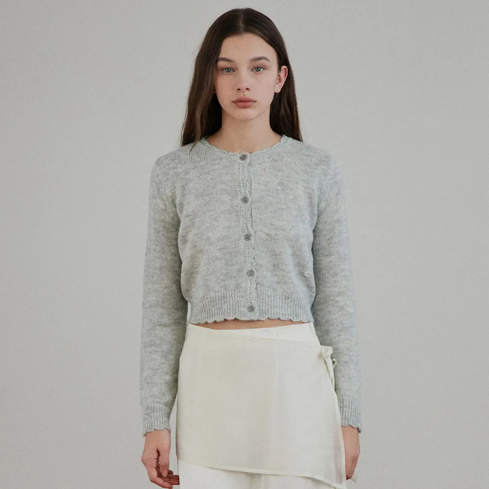 [2nd]Mild lace Cardigan (Melange Gray) - 감도 깊은 취향 셀렉트샵 29CM