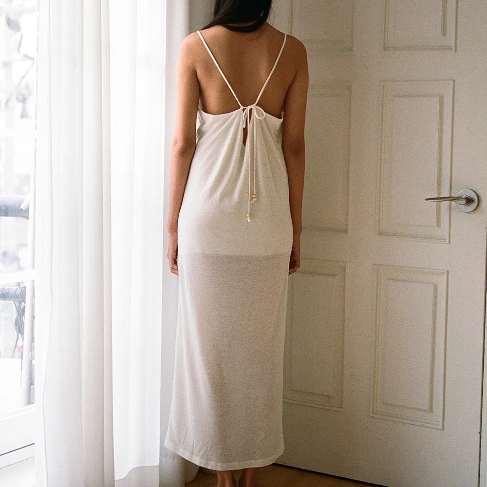 String Sheer Long Dress - white - 감도 깊은 취향 셀렉트샵 29CM