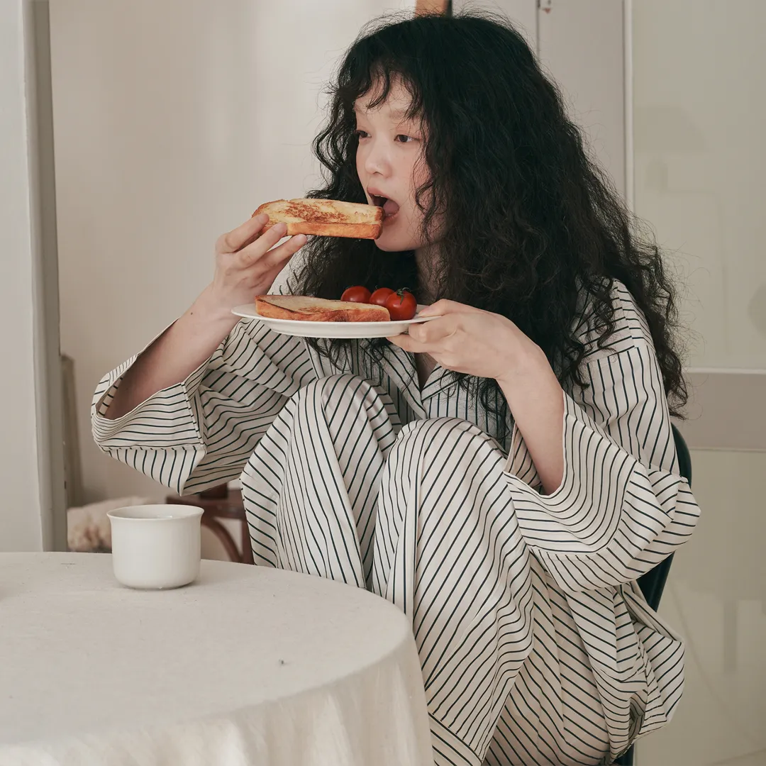 [29CM 단독] (uni)도미토리 빈 스트라이프 파자마 블랙화이트 - 감도 깊은 취향 셀렉트샵 29CM