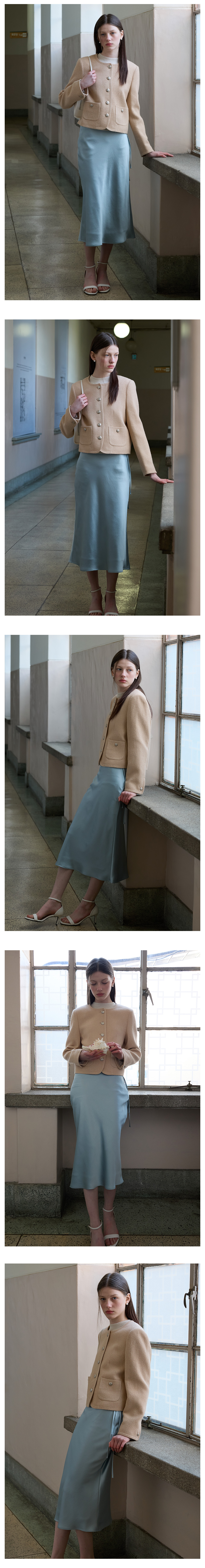 새틴 롱 스커트 (MINT) - 감도 깊은 취향 셀렉트샵 29CM