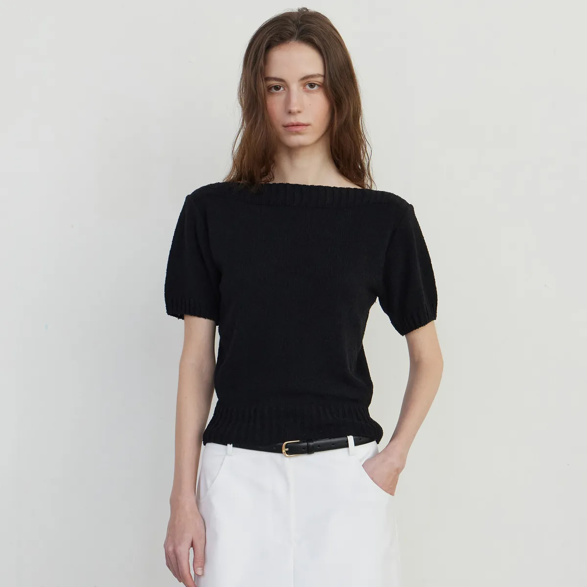 WIDE RIBBED KNIT - BLACK - 감도 깊은 취향 셀렉트샵 29CM