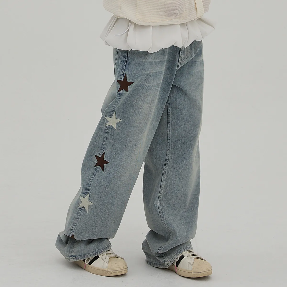 [리오더]스타 데님 팬츠 옐로우 워시드 라이트블루 - 감도 깊은 취향 셀렉트샵 29CM