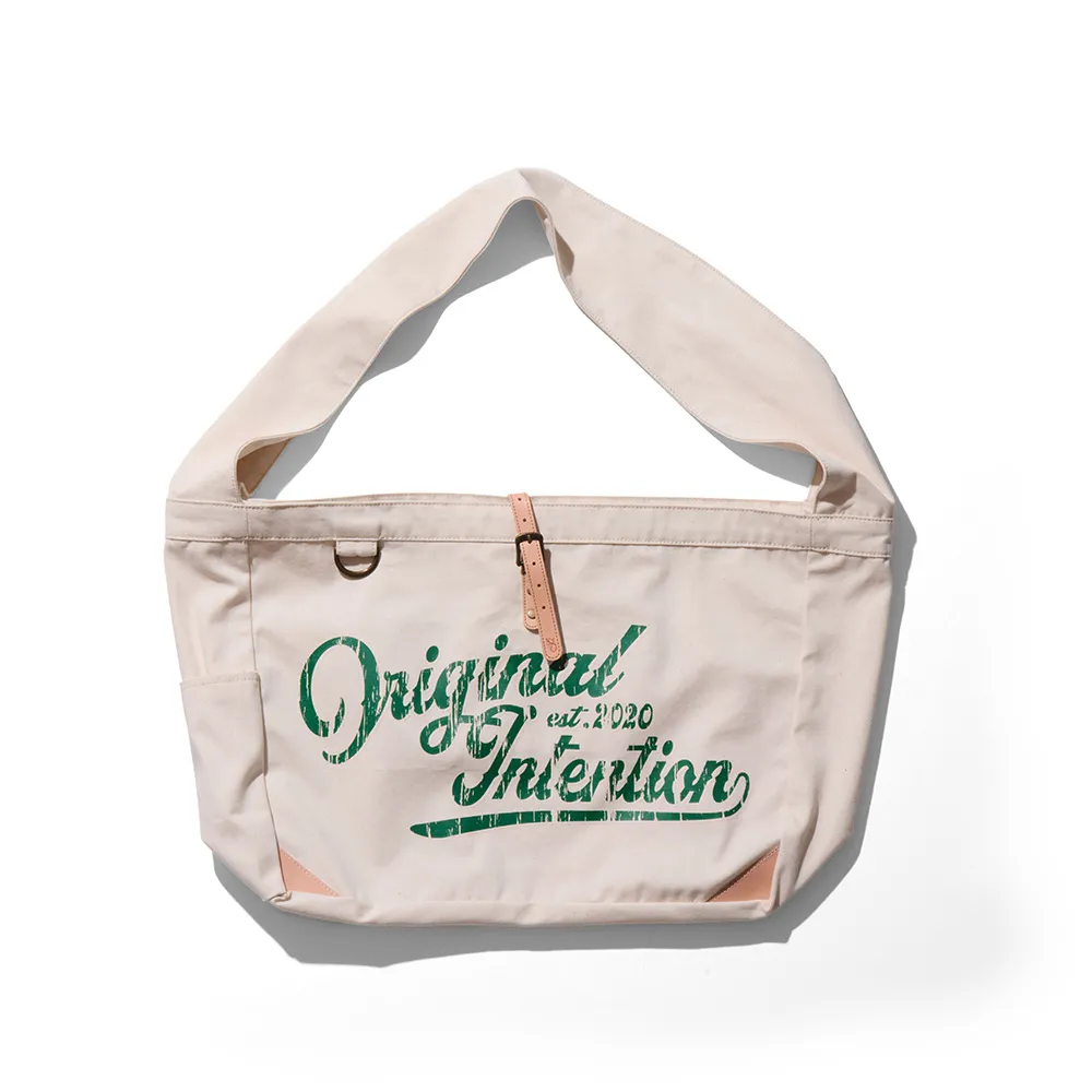 Original Intention Point Leather Mail Bag Oatmeal - 감도 깊은 취향 셀렉트샵 29CM