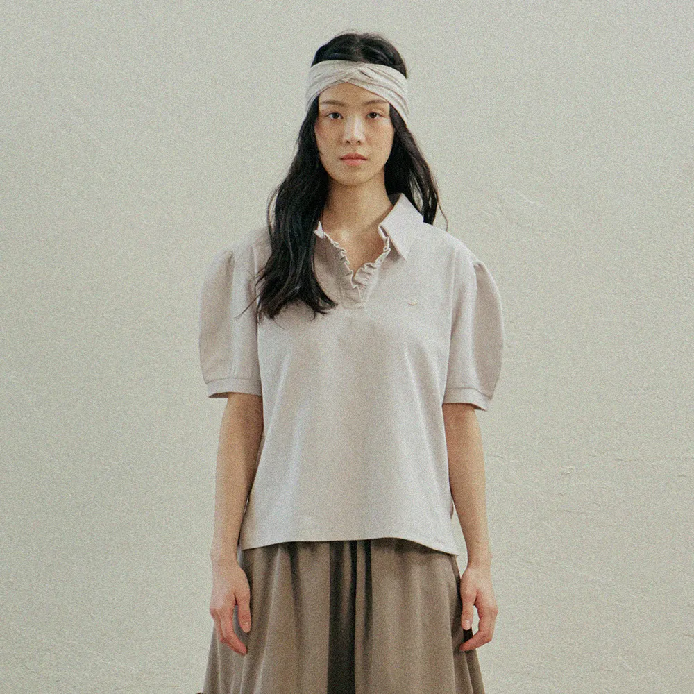 Ripple Line Pique T-shirt_Etoupe - 감도 깊은 취향 셀렉트샵 29CM