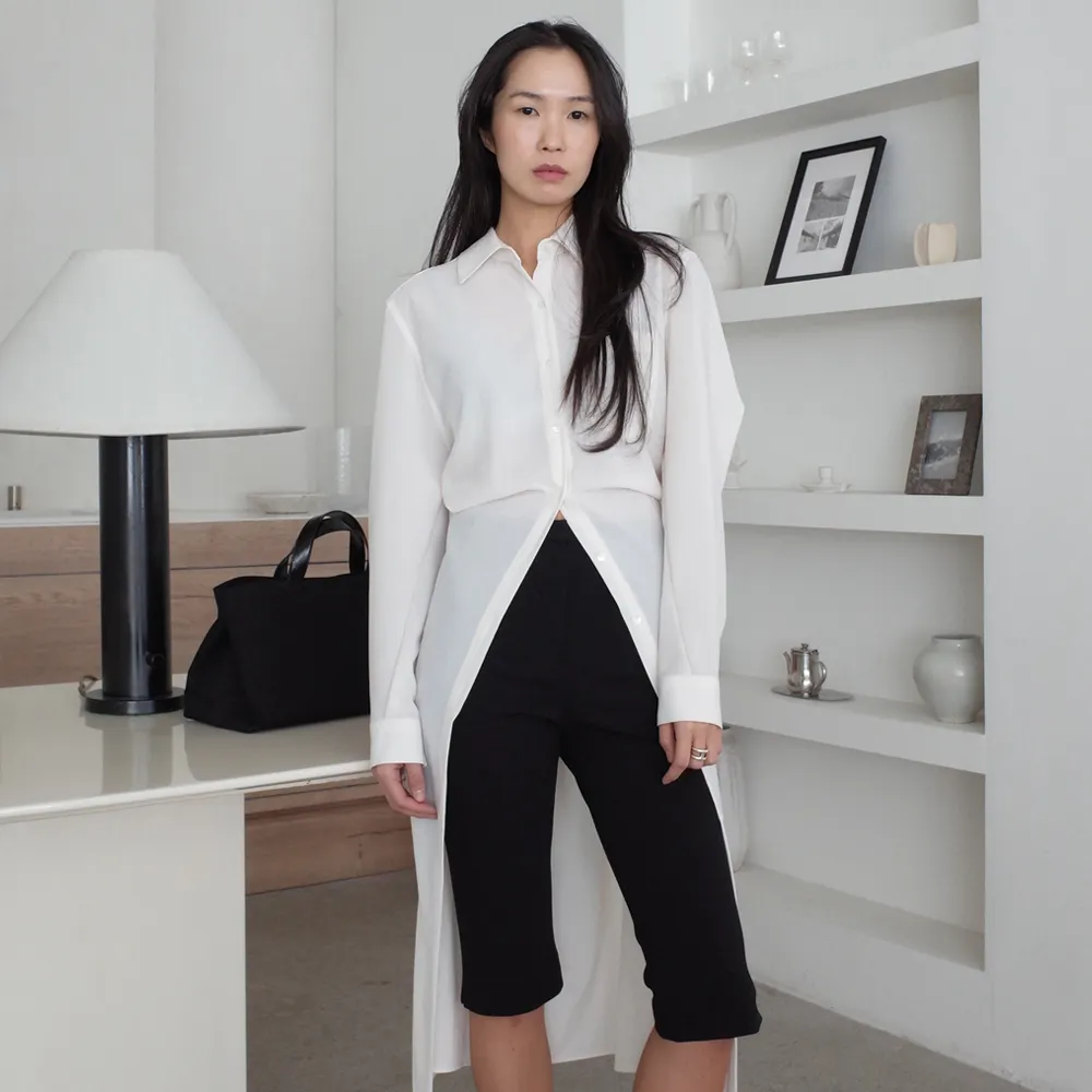 SHIRT LONG OPS (2COLOR) - 감도 깊은 취향 셀렉트샵 29CM