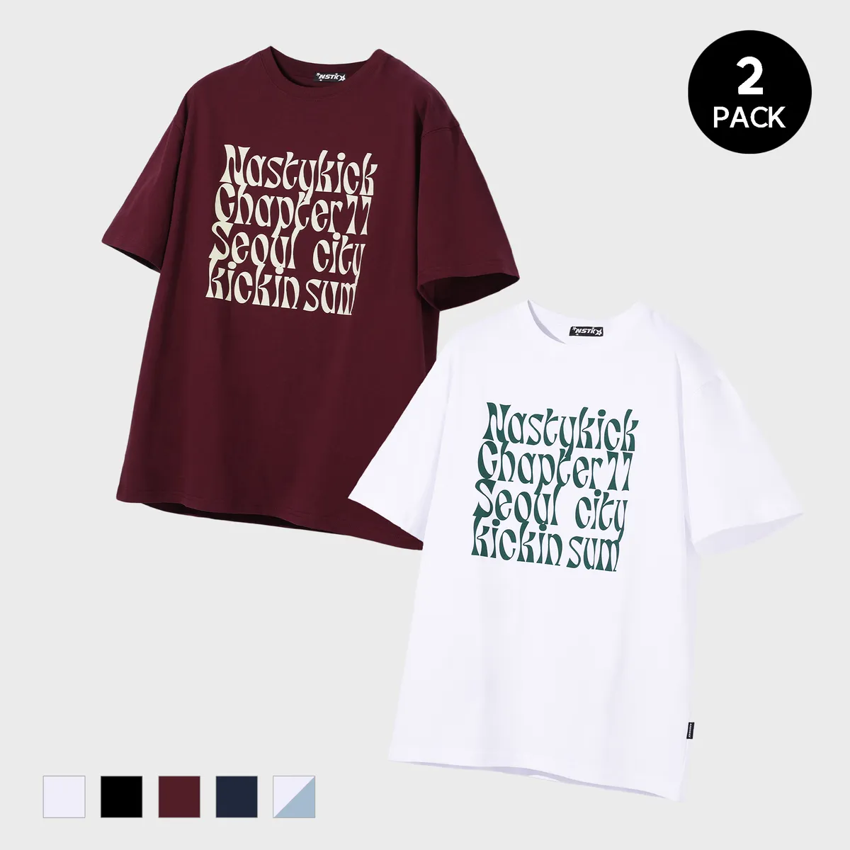 [2-PACK] Kinsum Logo Tee - 감도 깊은 취향 셀렉트샵 29CM