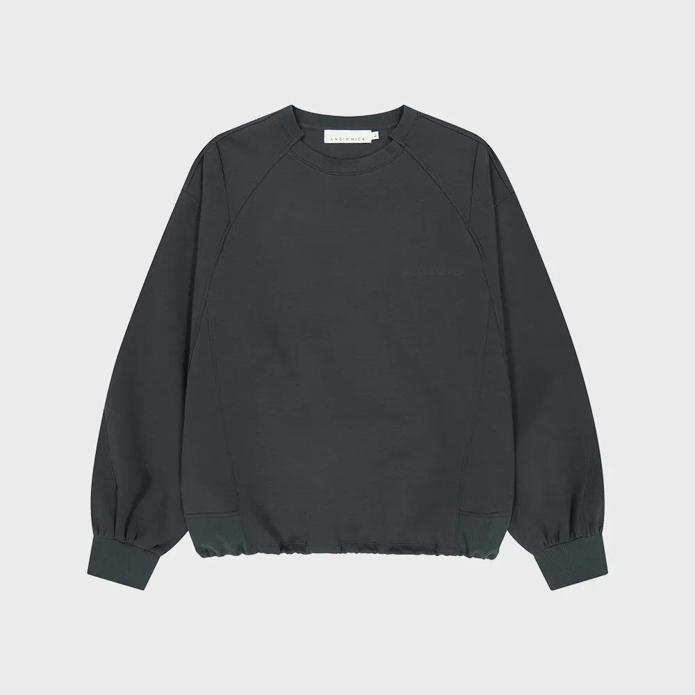 Slash Neck Sweatshirts - Charcoal - 감도 깊은 취향 셀렉트샵 29CM