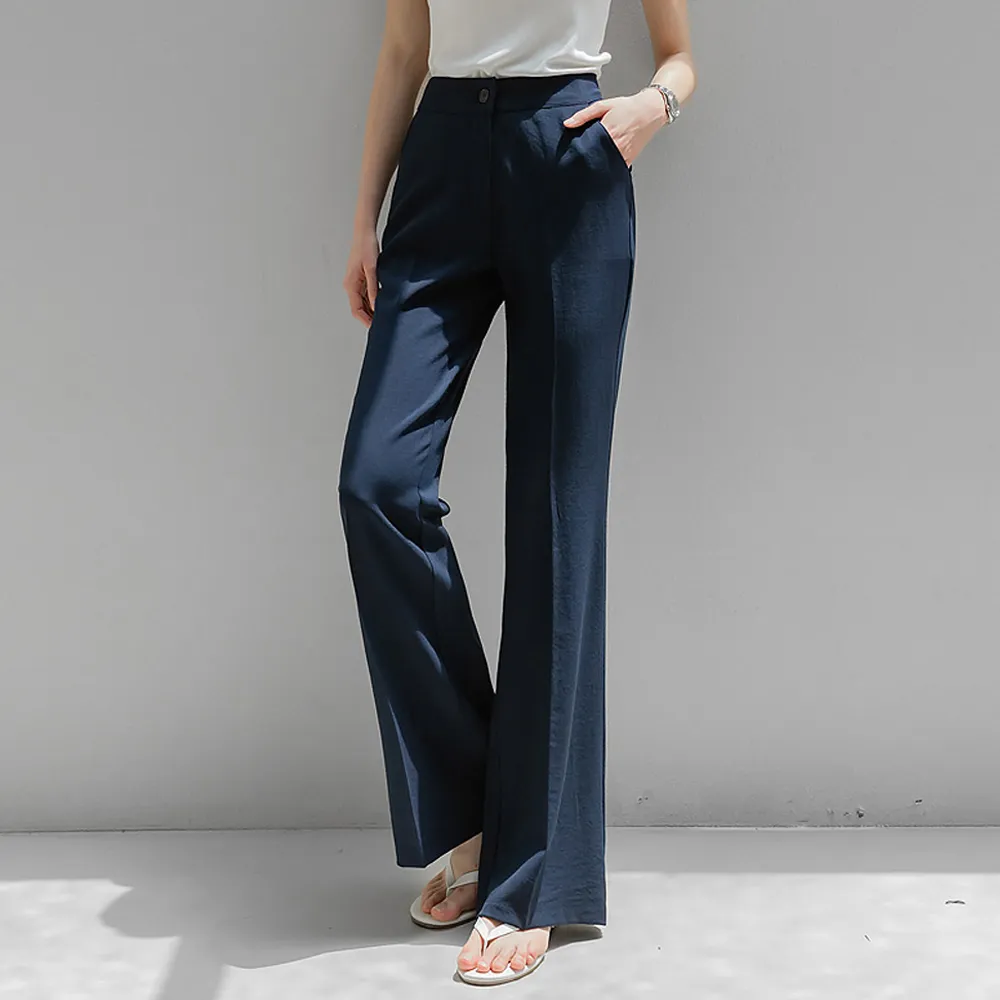 Summer Boots cut Slacks_NSSL4262 (navy) - 감도 깊은 취향 셀렉트샵 29CM