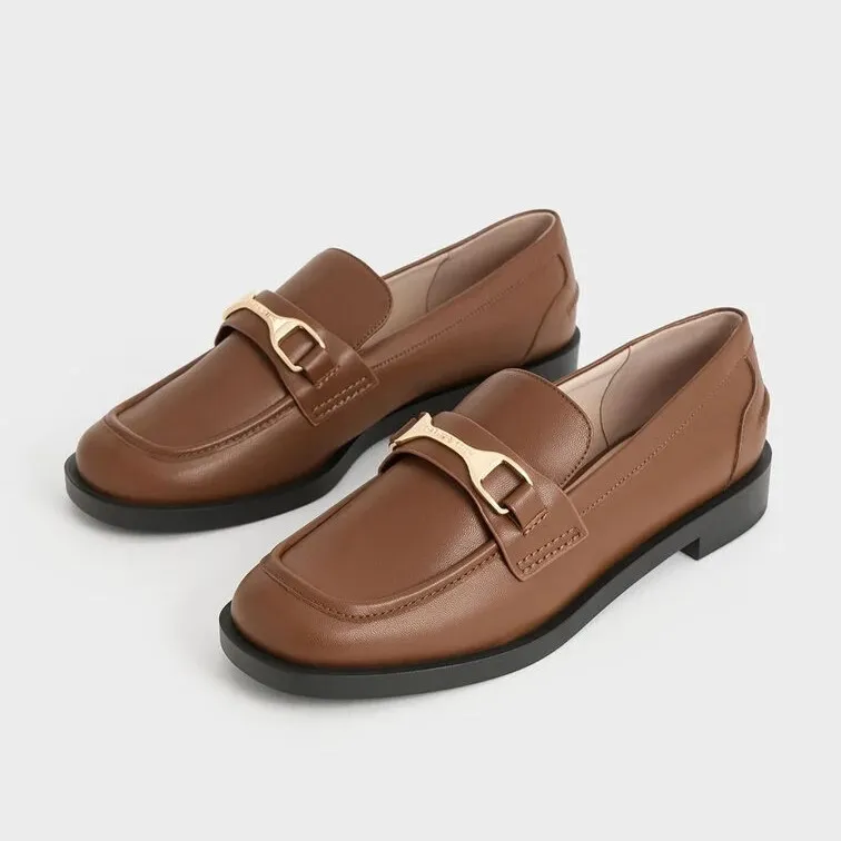 CK1-70900505 메탈릭-악센트 로퍼 - 코냑 - 감도 깊은 취향 셀렉트샵 29CM