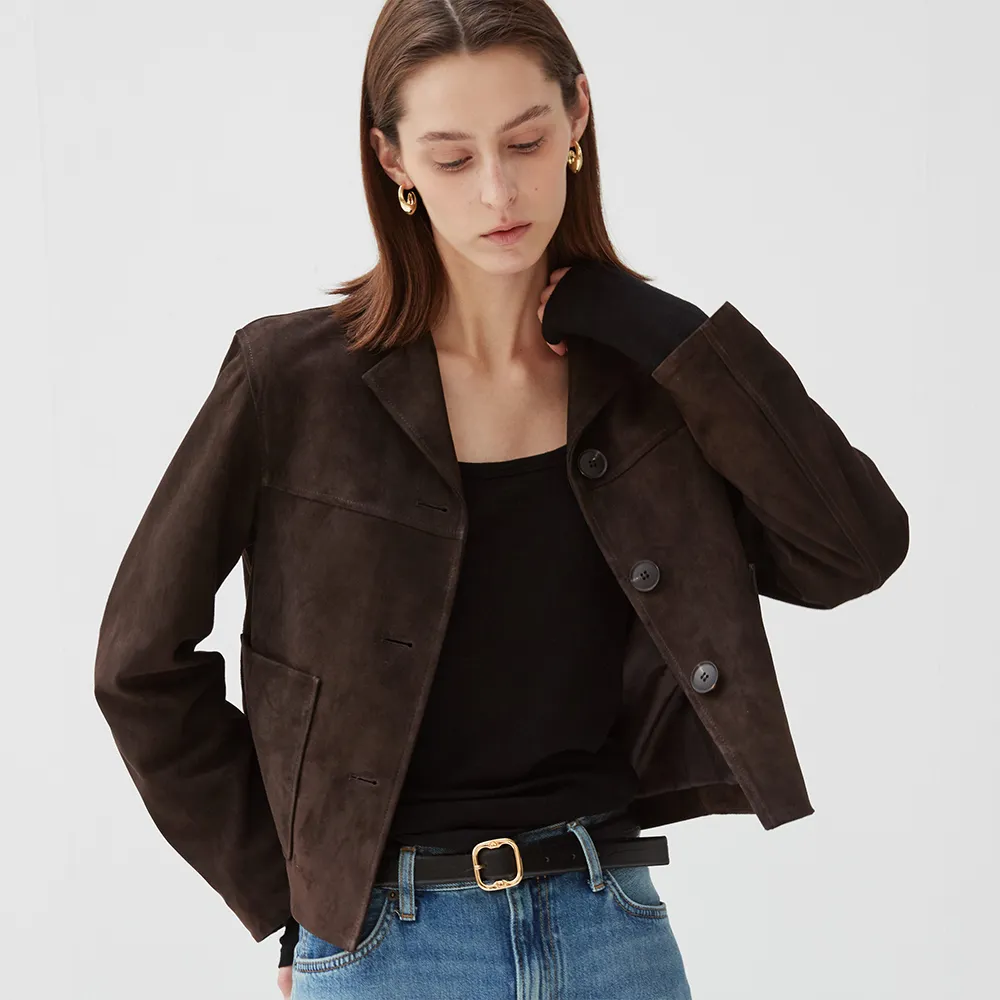 Suede Three Button JK_Dark Brown - 감도 깊은 취향 셀렉트샵 29CM